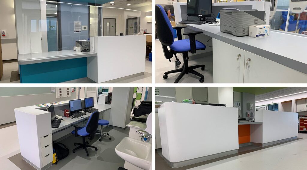 Kingston Hospital: Healthcare Desks - Nokk
